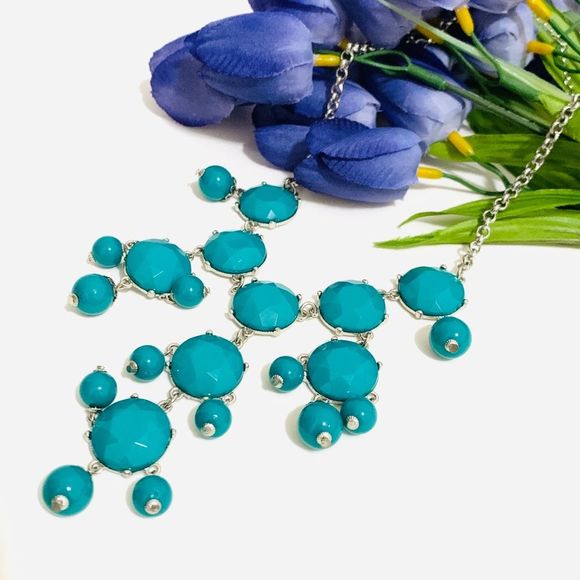 Jewelry | Vintage Green Bubble Bib Statement Necklace | Poshmark